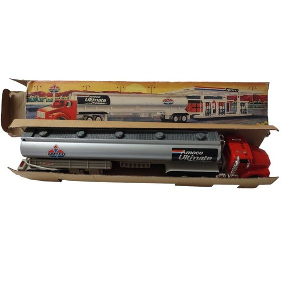 Amoco | Toys | New In Box Vintage 996 Amoco Toy Gas Tanker Truck Semi ...